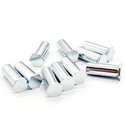 China Custom Zinc Plated Hexagonal Threaded Standoff Inserts CNC Machining 0.01mm Tolerance for sale