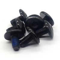 China CNC Machined Pre-Applied Adhesive Black Nylon Patch Screws - Micro Machining Lock Fasteners with ISO 9001:2015 Certification for sale