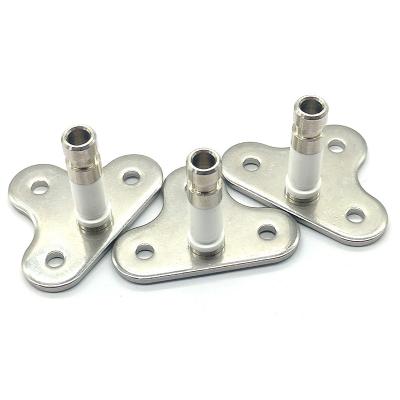 China Custom CNC Stamping Parts 0.01mm Tolerance Furniture Hardware Sheet Metal Components for sale