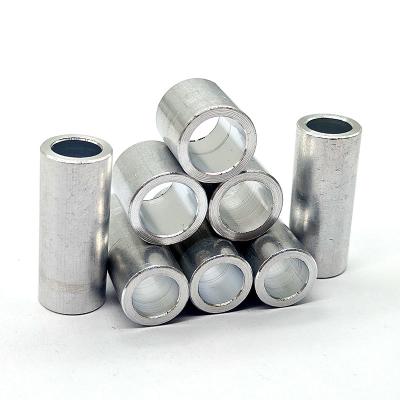 China Custom Anodized CNC Aluminum Shaft Pins 6061/7075 Hollow Miniature Bearing Bushings for sale