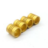 China CNC Machining Knurled Shoulder Bolt Aluminum Anodized Thumb Screw with ±0.01mm Accuracy and 1000mm Length Capacity for sale