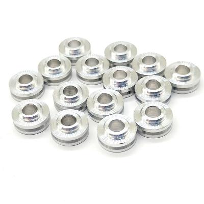 China Custom CNC Machined Aluminum Spacers with 0.01mm Precision Tolerance and Multiple Alloy Options for sale