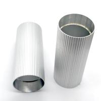 China Custom CNC Machined Aluminum Knurled Cylinder Tube | Corrosion Resistant | ±0.01mm Tolerance | 6061/7075 Alloy Options for sale