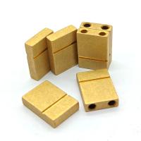 China Square CNC Brass Parts H59 H62 - Precision Micro Machining with 14-Day Lead Time and ISO9001 Certification for sale