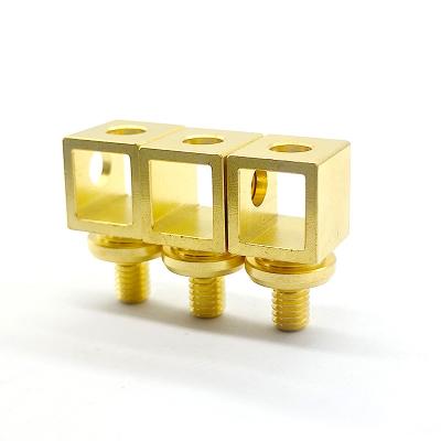 China Gold Plated CNC Brass Parts with Custom Anodized Finishes - 20+ Years Experience & ISO9001:2015 Certified for sale