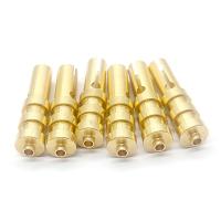 China Custom Machined Copper Grounding Pin Acid Pickled Clean Surface Treatment for sale