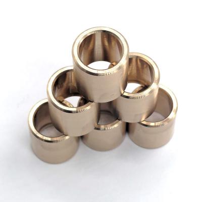 China Custom Aluminum Bronze Sleeve Bushings CNC Machined ±0.01mm Tolerance Bearing Components for sale