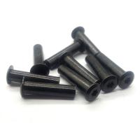 China Hollow Iron Rivet Flat Head Round Head Black Stainless Steel Rivets with ±0.01mm CNC Precision and Multiple Material Options for sale