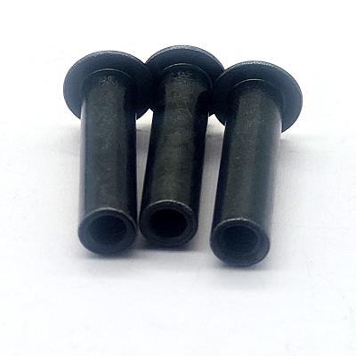 China DIN 660 Round Head Steel Rivets Black Mushroom Head 4-20mm Sizes High Precision Fasteners for sale