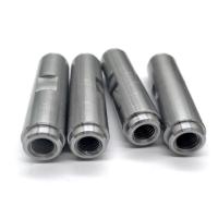 China Custom CNC Carbon Steel Threaded Blind Hole Sleeve with ±0.01mm Tolerance for Industrial Applications for sale