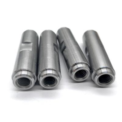 China Custom CNC Carbon Steel Threaded Blind Hole Sleeve with ±0.01mm Tolerance for Industrial Applications for sale