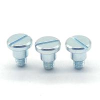 China CNC Machined Stainless Steel Round Head Slotted Screws with 14-Day Sample Delivery and ISO 9001:2015 Certification for sale