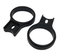 China Black Anodized Precision CNC Milling Parts 0.005-0.02mm Aluminum Milling Service for sale