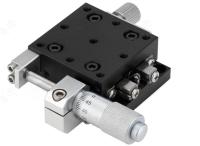 China 40x40mm Manual Sliding Table 0.01mm Scale Adjustable XY Axis Cross Guide for sale