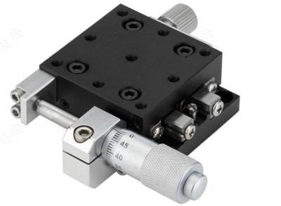 China 40x40mm Manual Sliding Table 0.01mm Scale Adjustable XY Axis Cross Guide for sale