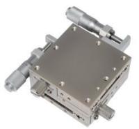 China High Precision 0.02mm Manual Sliding Table Linear Ball X Axis Fine Tuning Platform for sale