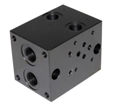 China CNC Milling Aluminum Hydraulic Valve Body 155x65mm 0.005mm Precision for sale