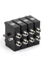 China CNC Milling Aluminum Hydraulic Valve Body 155x65mm 0.005mm Precision for sale