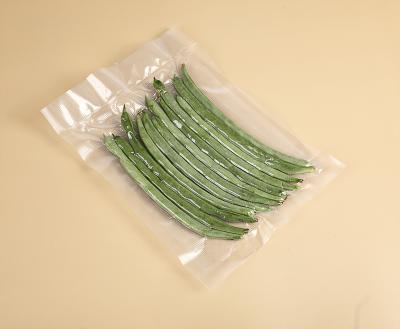 China Medium High Barrier Textured Channeled Vacuum Pouches for Vegetables 8x12 for sale