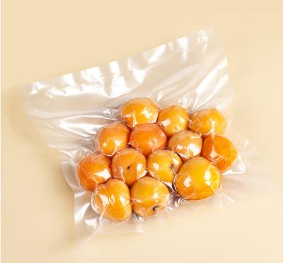 China 3 Side Seal PA PE Vacuum Pouch 60mic to 450mic with Tear Notch Food Packaging for sale