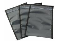 China Clear Black Zipper Closure Vacuum Sealer Bags 8x12 Inch 3mil Thick for sale