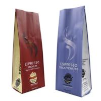 China Custom Aluminum Foil Stand Up Pouch 100g to 1kg for Coffee Bean Packaging for sale