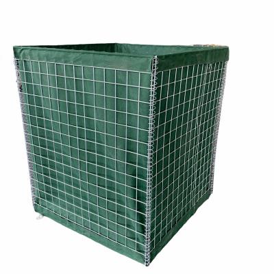 China Square Hole 3mm Welded Gabion Mesh Galvanized Flood Control Explosion Proof Military for sale