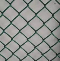 China Electro Galvanized 60mm Gi Chain Link Fencing Commercial For Sports Filed for sale