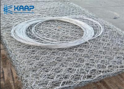 China Road Filling Gabion Baskets , Gabion Wall Mesh Non Electrostatic Reliable for sale
