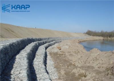 China Woven Gabion Baskets Accurate Mesh Open Dimension 8x10x2.7mm for sale