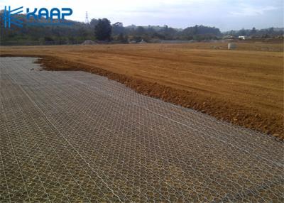 China Hexagonal Gabion Panels 8x10cm Aperture Mechanically Double Twisted for sale