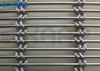 China Building Facades Decorative Steel Mesh Cable Rod Corrosion Resistant Plain Weave for sale