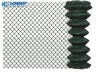 China Green PVC Coated Chain Link Fence Roll for sale