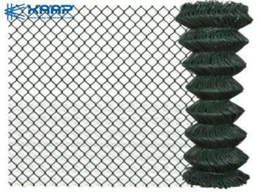 China Green PVC Coated Chain Link Fence Roll for sale