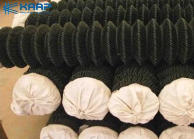 China Green PVC Coated Woven Wire Mesh Chain Link for sale