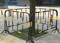 China Custom Pvc Coated Wire Mesh , Stretching Welded Wire Fence Line Dividers Stopper Barrier for sale