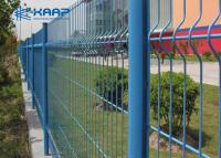 China 3D Curved  Welded Mesh Fencing PVC Coated Triangle Bending For House Garden for sale