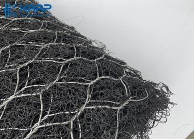 China Reinforced Gabion Basket Fence Black Color KAAP Brand High Density Polye 1-30M for sale