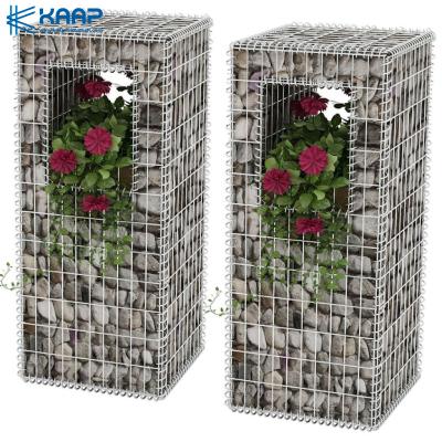 China Landscape Decoration 1x1x1m Welded Gabion Box for sale