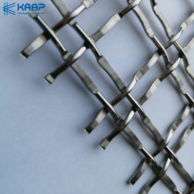 China Construation Decoration Crimped Stainless Steel Woven Wire Mesh for sale
