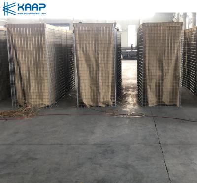 China Hot Dipped Galvanized Defensive Bastion Barrier Welded Mesh Gabion for sale