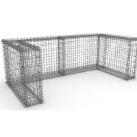 China Irregular Stone Cage Galvanized Basket 4.0mm Welded Wire Retaining Wall for sale