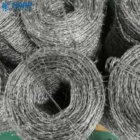 China Q195 Steel Farm Fence Highway Protection Galvanized Barbed Wire for sale