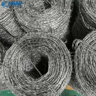 China Q195 Steel Farm Fence Highway Protection Galvanized Barbed Wire for sale