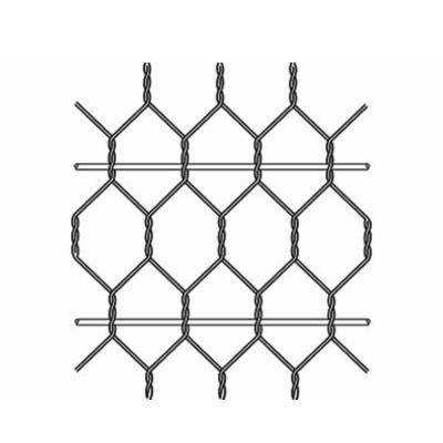 China Woven Sliver Protection Road Iron Galvanized Hexagonal Wire Mesh for sale