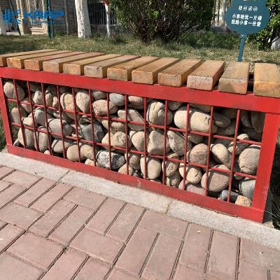 China Zinc Coated Plastic Coated Welded Mesh Gabion Baskets for sale