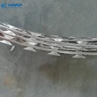 China Anti Climb Barrier Cross 900mm Razor Barbed Wire BTO-30 for sale