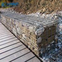 China 0.5x0.5x0.5m Zinc Coated Galfan Welded Mesh Gabion for sale