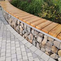 China 50x50mm Landscape Welded Mesh Gabion Garden Seat for sale
