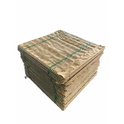 China 75x75 4mm Galfan Hesco Military Bastion Barrier System for sale